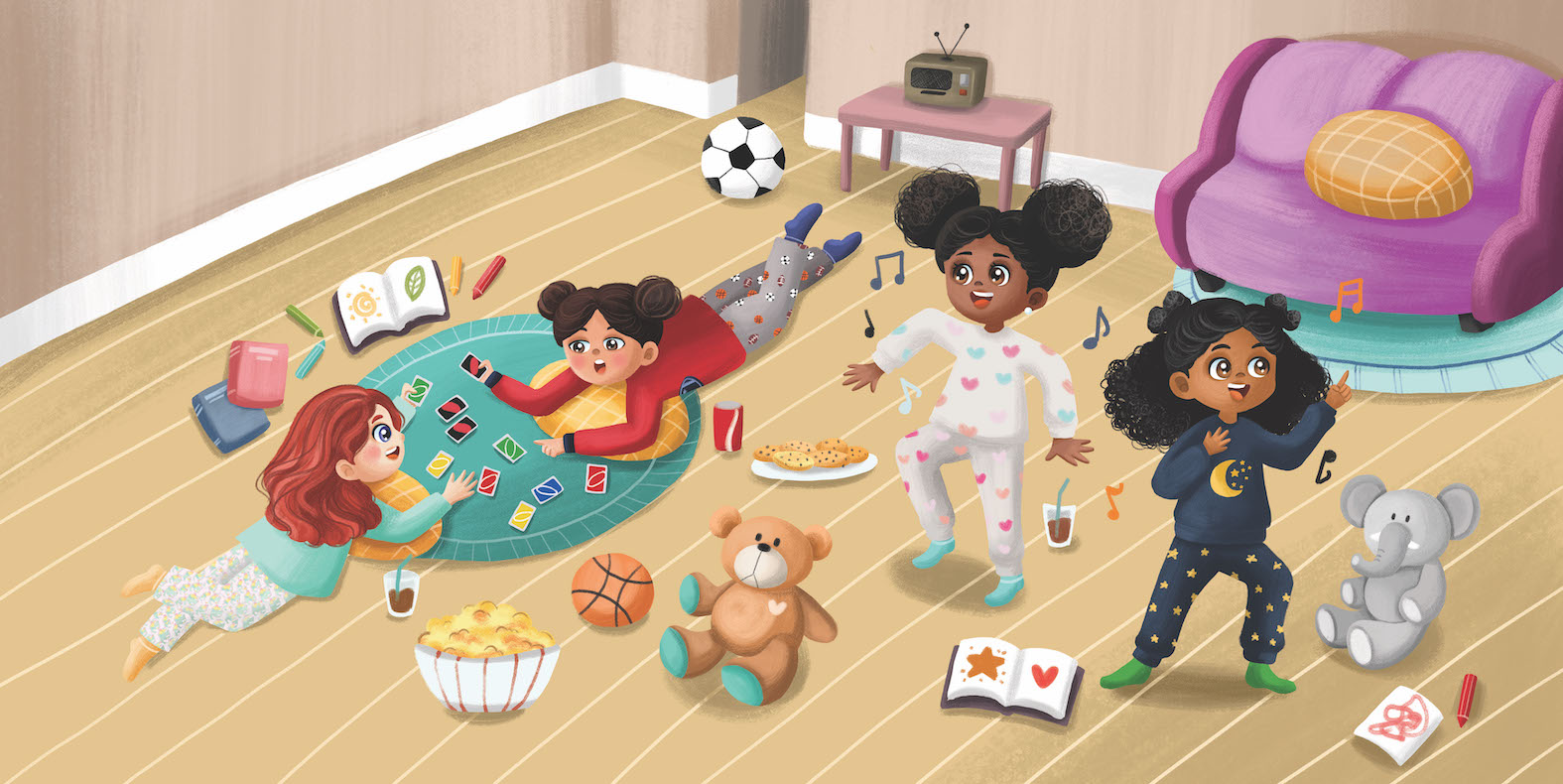Two-Page Spread Illustration - QBN Studios